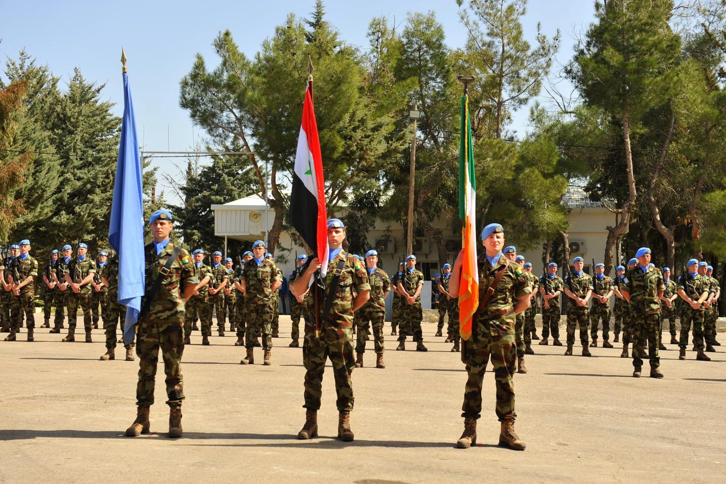 Medal Parade 60 Inf Gp FRC Irish Contingent UNDOF | United Nations ...